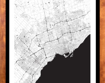 Greater Toronto Area Map Print