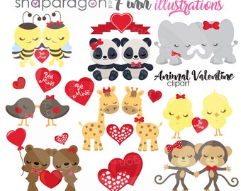 Valentine Unicorn Clipart. Valentine's day unicorn