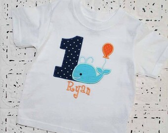 Whale Themed Birthday Tutu Outfit-Ocean Themed Birthday Tutu