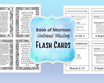 Seminary Book of Mormon Doctrinal Mastery Scripture Passage