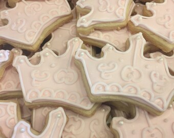Crown cookies | Etsy