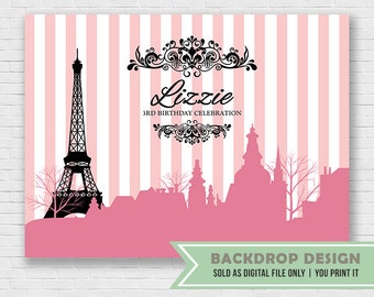 Paris theme party | Etsy