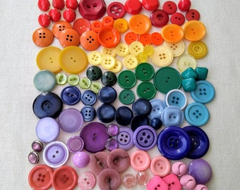 50 felt wool balls 1/2 in. size rainbow mix red orange