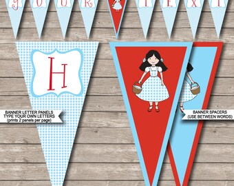 Wizard of oz banner | Etsy