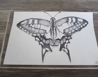 Stippling art | Etsy