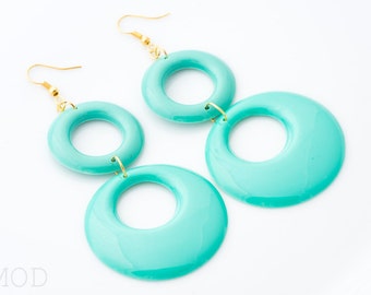 60s mod earrings | Etsy