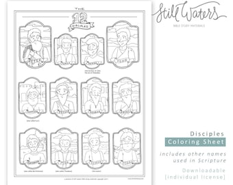 Jesus and 12 Disciples Clip Art 12 disciples bible based