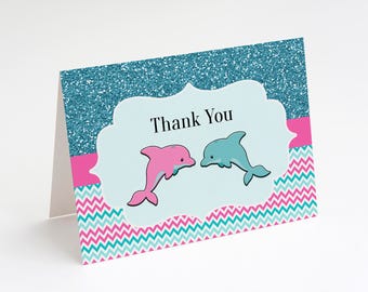 Dolphin thank you | Etsy