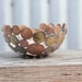 CUSTOM MADE coin bowl metal sculpture metal bowl ornament