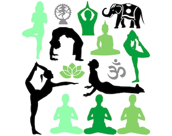 Yoga clipart yoga clip art girl gals fitness meditation