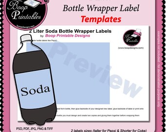 Soda labels | Etsy