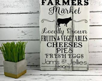 Farmers market sign | Etsy