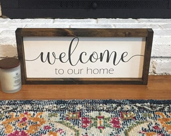 Welcome to our home | Etsy