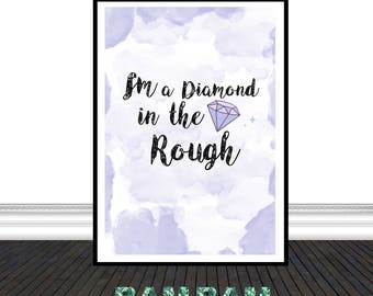 Diamond in the rough | Etsy
