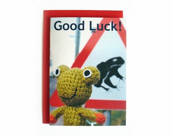 Frog card | Etsy