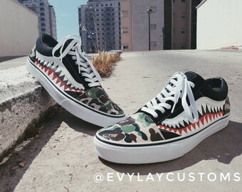 Bape vans | Etsy
