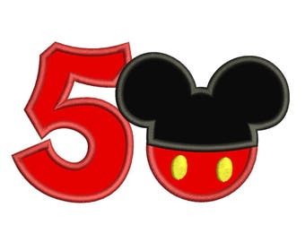Mickey number | Etsy