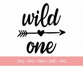 Wild one clipart | Etsy