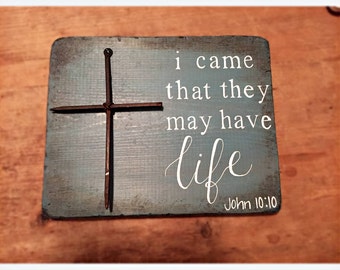 Bible verse sign | Etsy