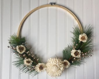 Minimalist wreath | Etsy