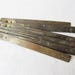 Vintage Brass Folding Ruler Metal Measuring Rule with Patina 1