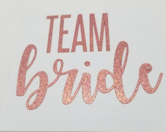 Team bride decal | Etsy