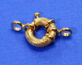 Solid gold clasp | Etsy