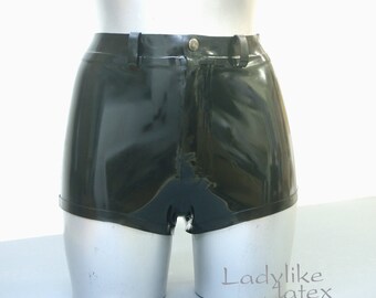Latex shorts | Etsy