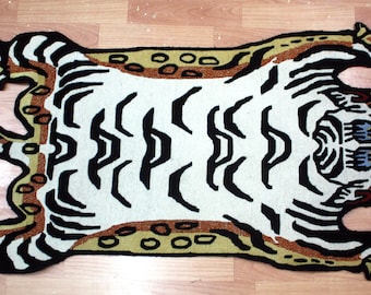 Tiger rug | Etsy