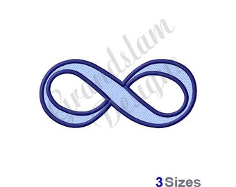 Infinity Symbol Embroidery Design Instant Download