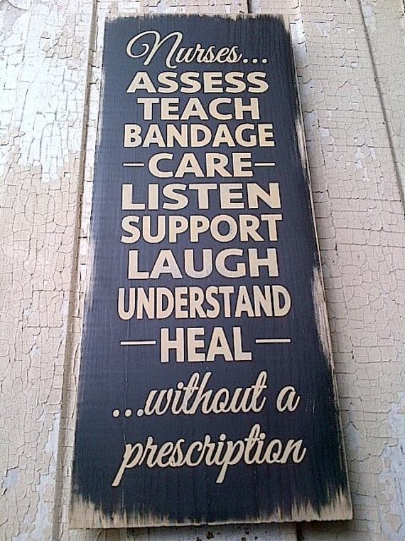 Items similar to Nurses wooden sign by Dressingroom5 on Etsy