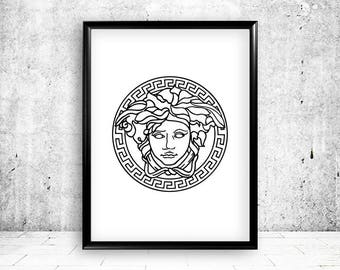 Medusa art | Etsy