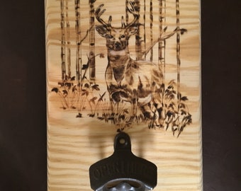 Rustic bottle opener | Etsy