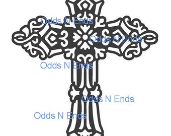 Aztec Cross SVG DXF FILE