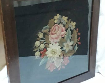 Vintage needlepoint | Etsy