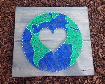 MADE TO ORDER Outer Space Rocketship String Art