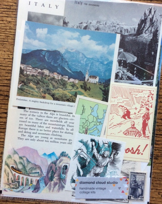 Let's Travel To The Italian Alps The Dolomites Vintage