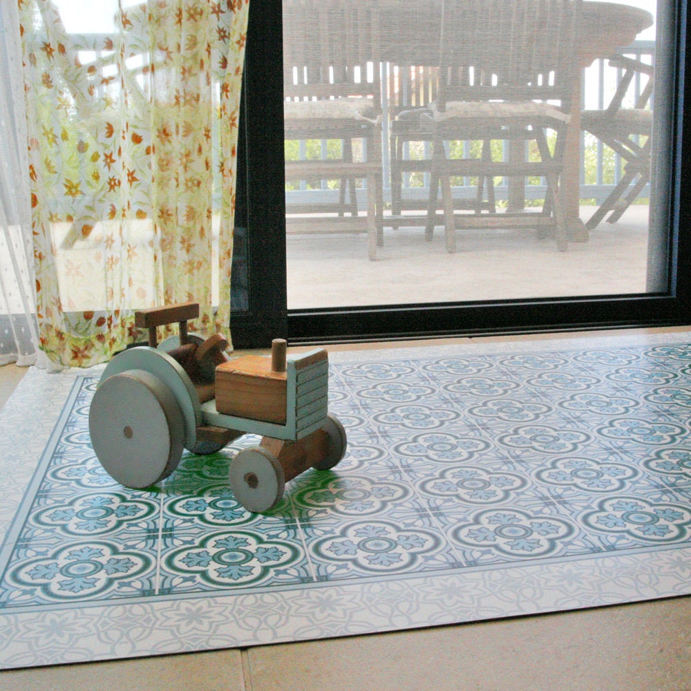 Vinyl floor mat area rug linoleum rug printed PVC carpet