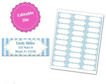 Printable Editable Pink Green Blue Yellow Polka Dots Blank