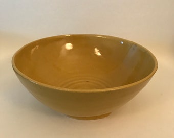Yellow ceramic bowl | Etsy