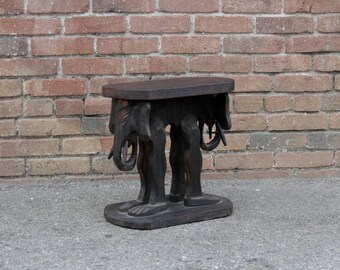 African carved table | Etsy