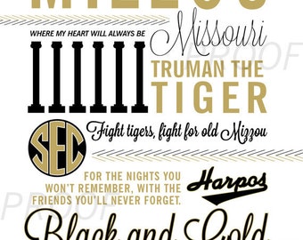 Mizzou art | Etsy