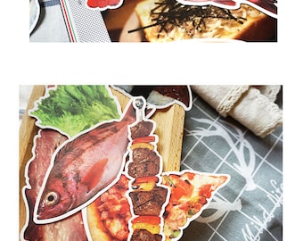 Food stickers | Etsy