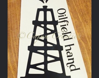 Oil rig decal | Etsy