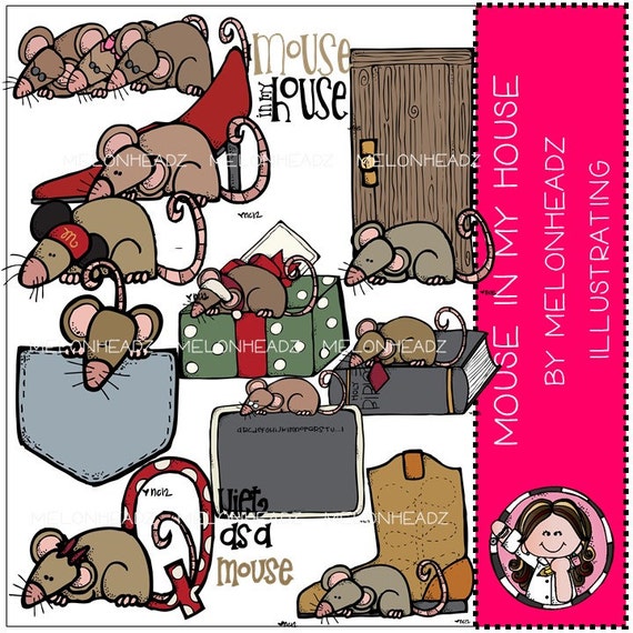 Mouse in my House clip art