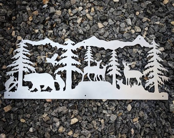Wildlife metal art | Etsy