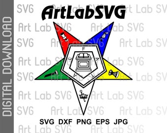 Eastern star svg | Etsy