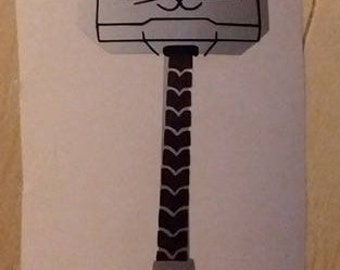 Thor Inspired Crochet Hammer Pattern Newborn Photo Prop