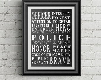 Police Officer Retirement Sign Police Retired Sign Police