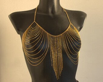 Body harness jewelry | Etsy